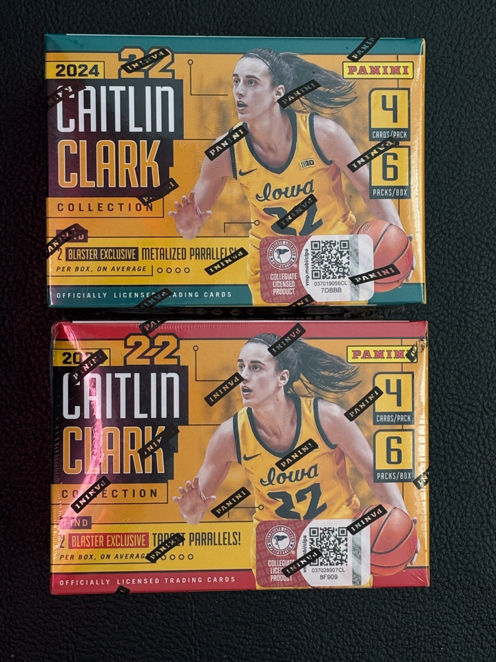 2024 Panini Caitlin Clark Collection FACTORY SEALED Blaster Boxes - 2 ...