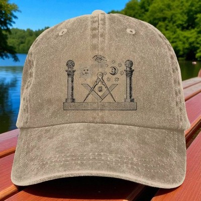Freemason Baseball Cap Men Women Masonic Hat Square Compass Snapback ...