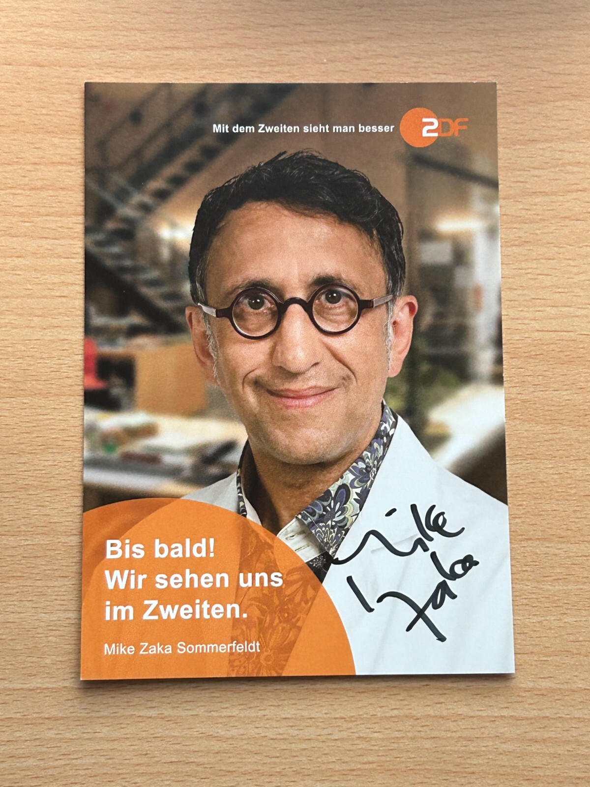 Mike Zaka Sommerfeldt - SOKO Stuttgart - Autogrammkarte orig. signiert ...