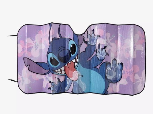 Disney Lilo & Stitch windshield sun shade auto car window cover floral ...