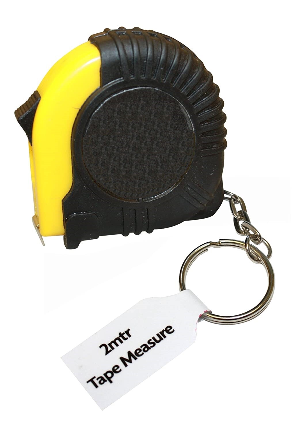 2 Metre Tape Measure Keyring Retractable Rule Pocket Tool Keychain Lock ...