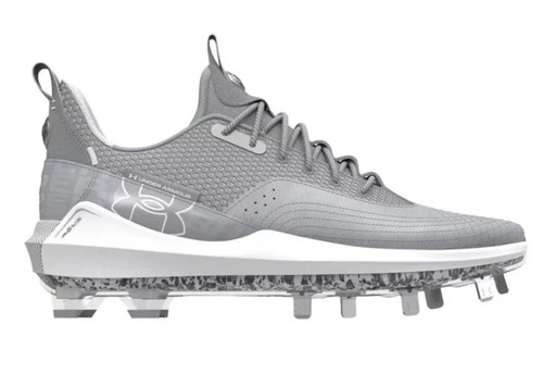Mens Under Armour Bryce Harper Metal Cleats Spikes Gray Size 12.5 ...