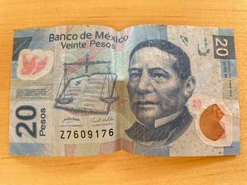 2019 Mexico 20 Pesos Banknote, Benito Juárez | eBay