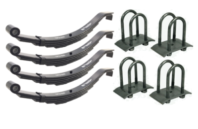 Tandem Trailer Slipper Spring Suspension Kit for 3" Tube - 5.2k - 7k ...
