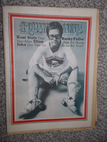 June 10, 1971 ROLLING STONE MAGAZINE issue 84 Elton John | eBay