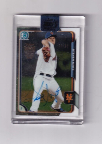 2018 STEVEN MATZ TOPPS ARCHIVES SIGNATURE AUTO /AUTOGRAPH 96/99 NEW ...
