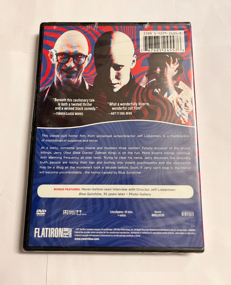 Blue Sunshine (DVD, 2011) 1977 Zalman King Horror Cult 767685245576| eBay
