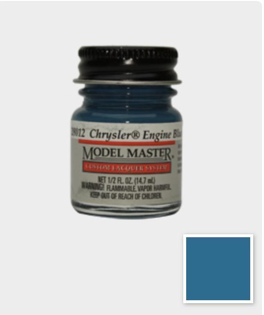 Testors Tes28011 Model Master Paint Pontiac Engine Blue 1/2oz for sale ...
