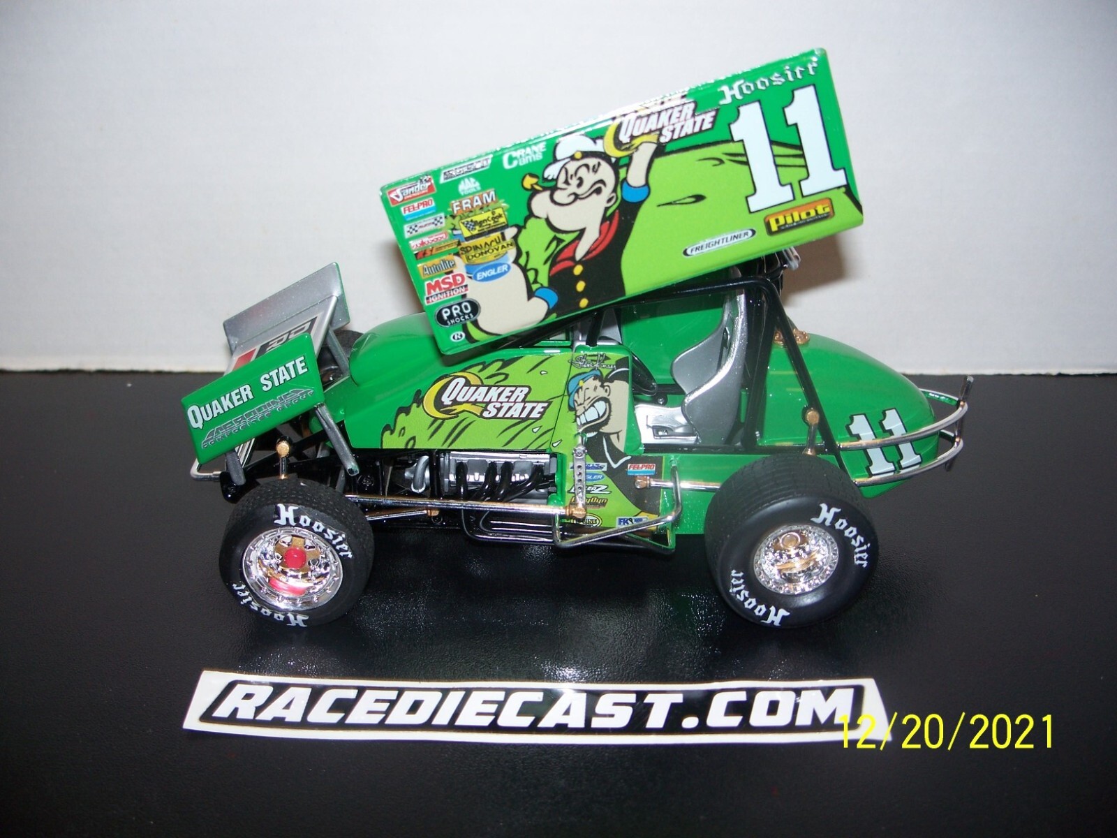 STEVE KINSER #11 POPEYES 2004 SPRINT CAR 1/18 R&R CUSTOM | eBay