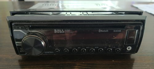 Boss Elite 550B Bluetooth In-Dash Single-DIN MP3 Compatible CD AM/FM ...