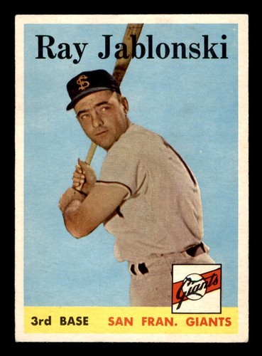 1958 Topps Baseball #362 Ray Jablonski VG/EX *e1 | eBay