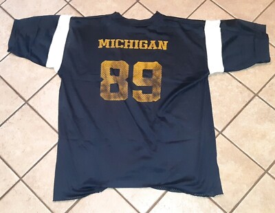 1989 NCAA University Michigan Wolverines #89 Football Jersey XL X-LARGE ...