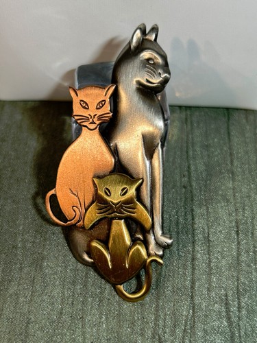 A TRIO OF CATS - PIN BY K & T - 2.75" TALL | eBay