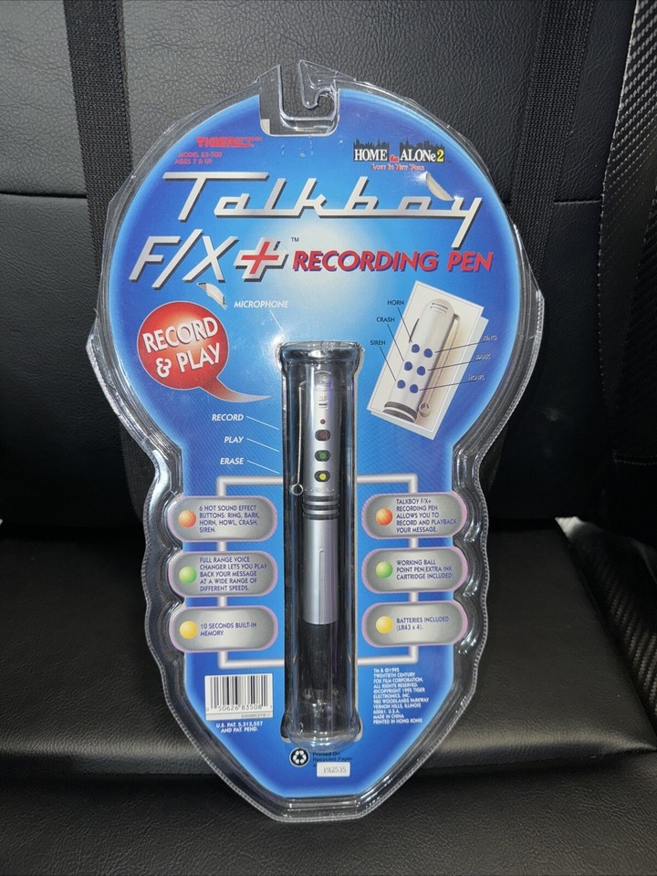 Vintage Talkboy F/X+ Recording Pen W/ Sound Effects 1995 Tiger EUC New ...