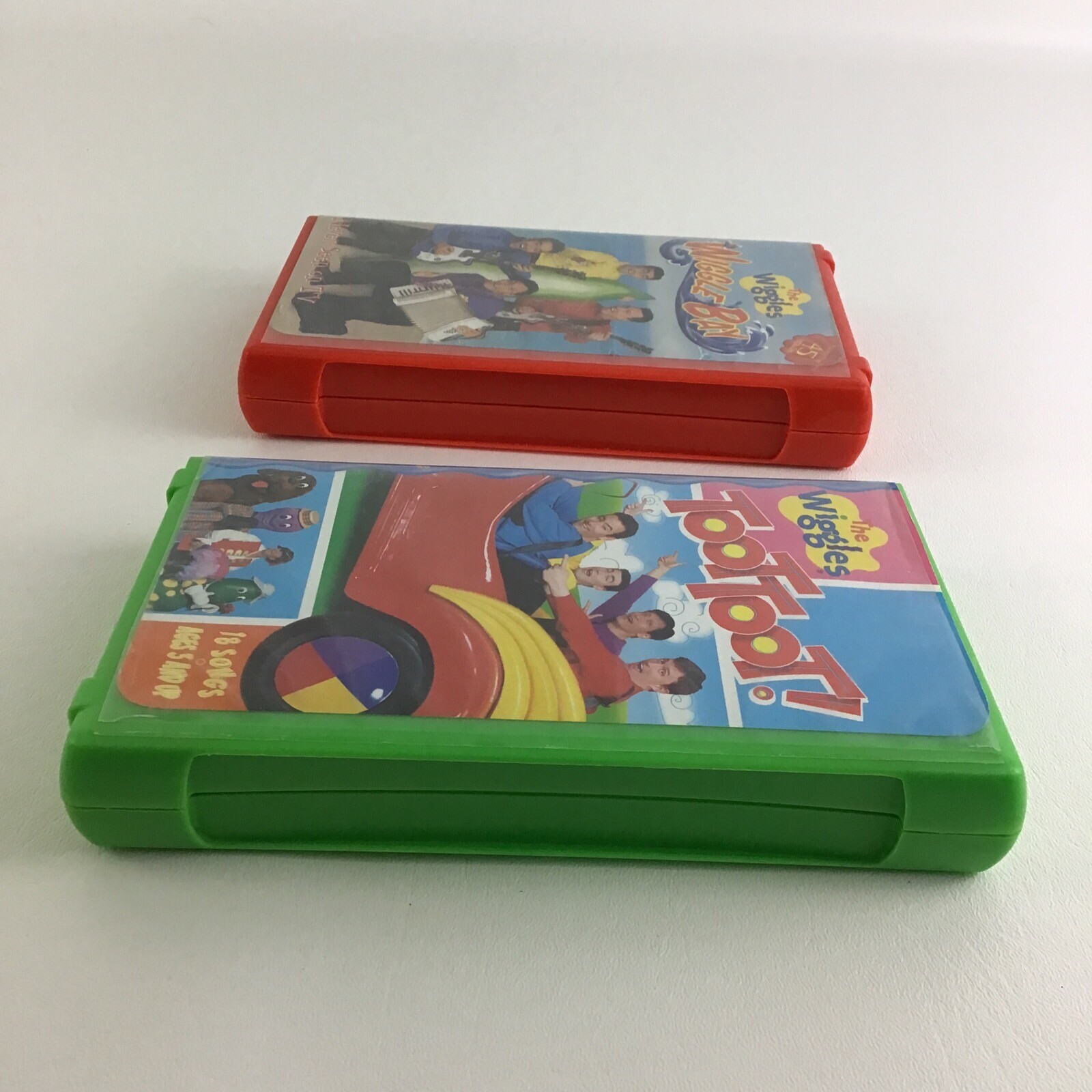 The Wiggles VHS Tape Lot Toot Toot Wiggle Bay Sing Along Songs Vintage ...