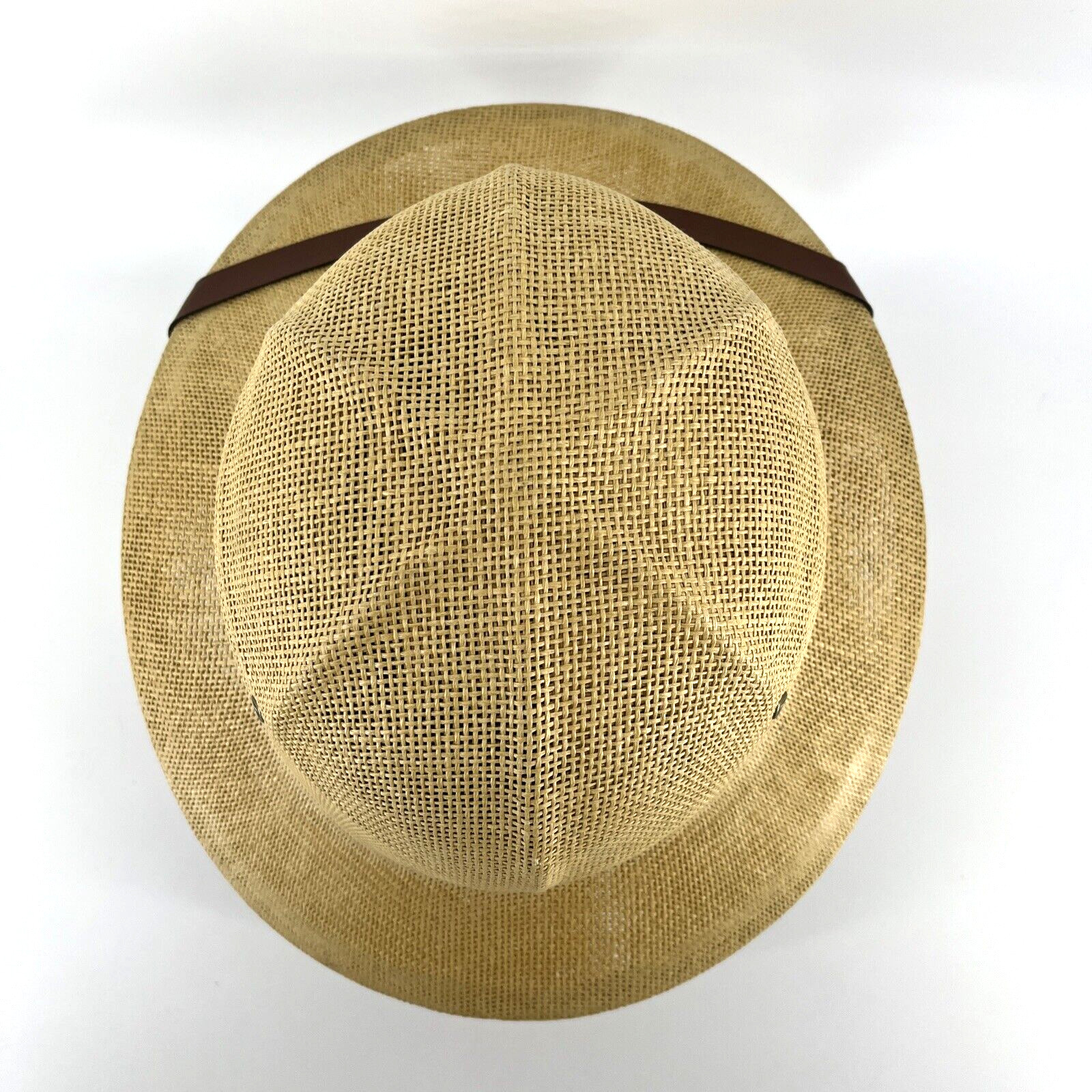 DORFMAN PACIFIC Straw Pith Helmet Twisted Toyo Tan St… - Gem