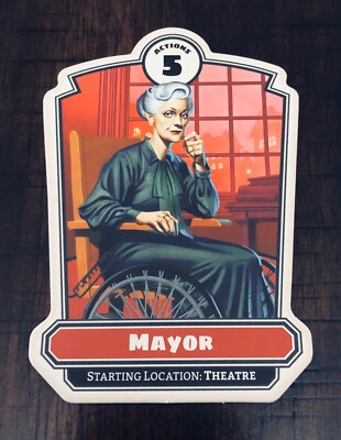 Horrified Extra/Replacement Game Piece Hero Badge “Mayor” Character ...