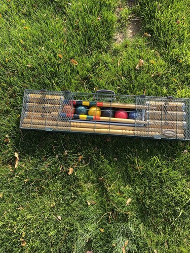 SPORTCRAFT 6-Player Croquet Set with Portable Travel Case Complete Set ...