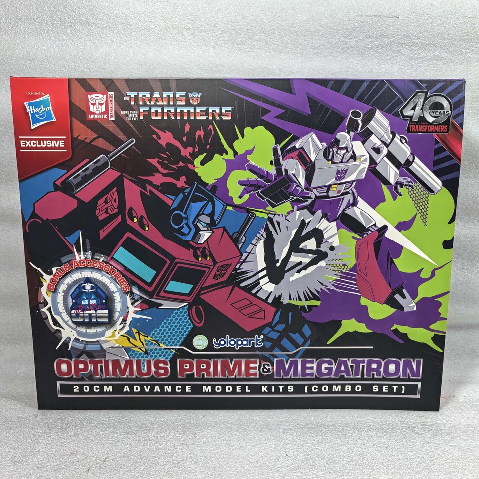 Hasbro Transformers Yolopark OPTIMUS PRIME & MEGATRON MODEL KITS (COMBO ...