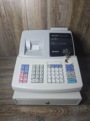 Sharp XE-A21S Electronic Cash Register Point Of Sale Machine W/ Key | eBay