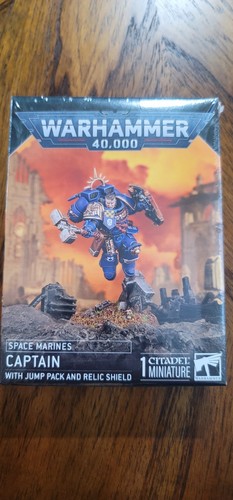 GW Warhammer 40K Space Marines Captain With Jump Pack & Relic Shield | eBay