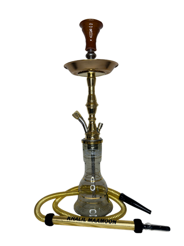 Khalil Maamoon Egyptian Hookah shisha set handcrafted Shamadan 1 Level ...