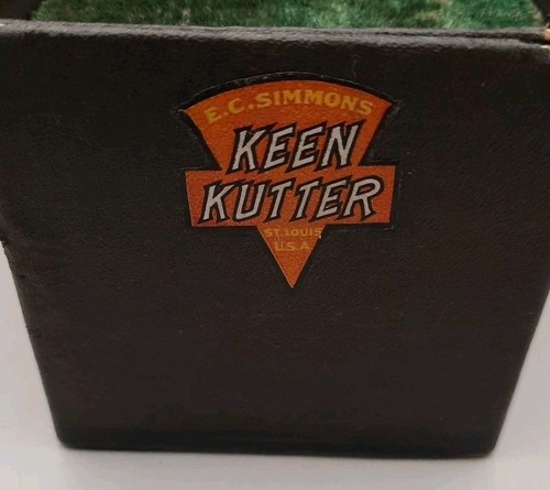 RARE KEEN KUTTER KNIFE BOX E.C. SIMMONS HARDWARE STORE DISPLAY BOX PRE ...