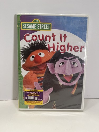 SESAME STREET on COUNT It HIGHER a DVD of EDUCATION Learn NUMBER Kid ...