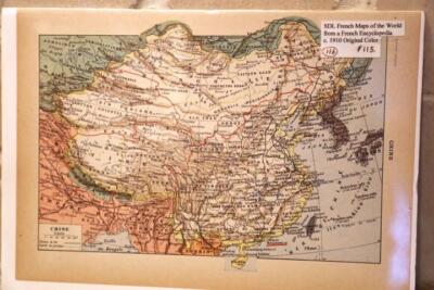 Pre-1900 - Map Of China