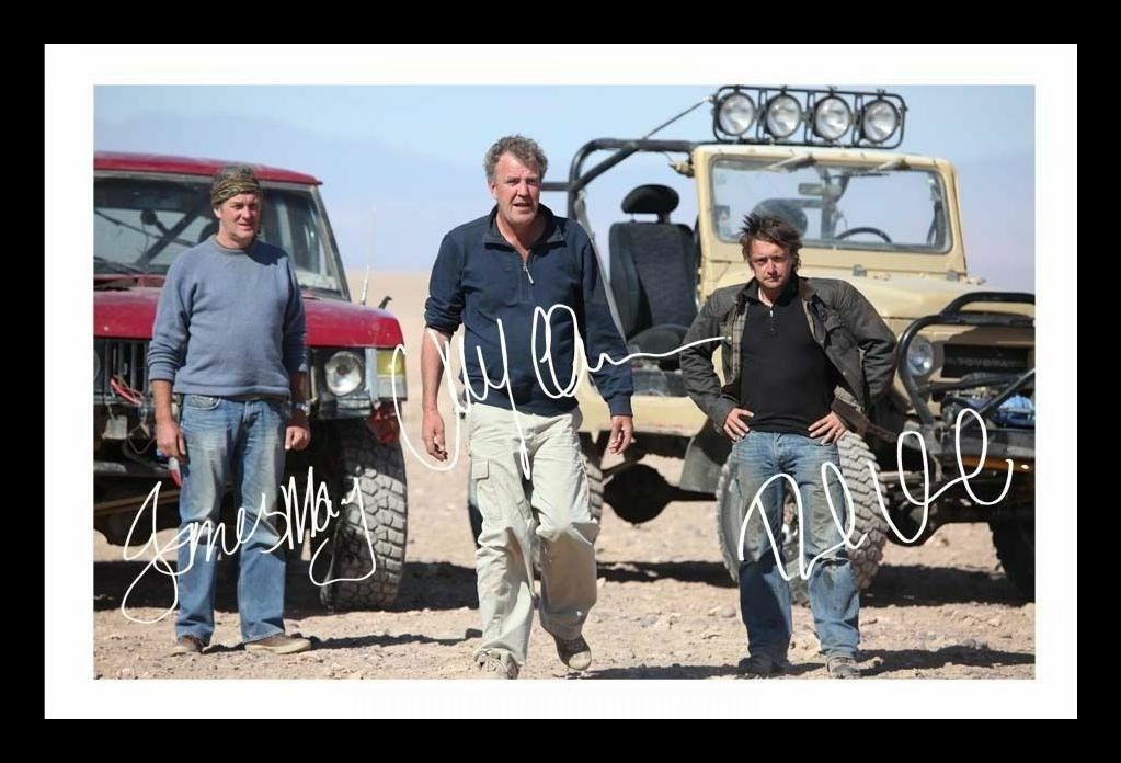 Top Gear - Richard Hammond & Jeremy Clarkson & James May Signed ...