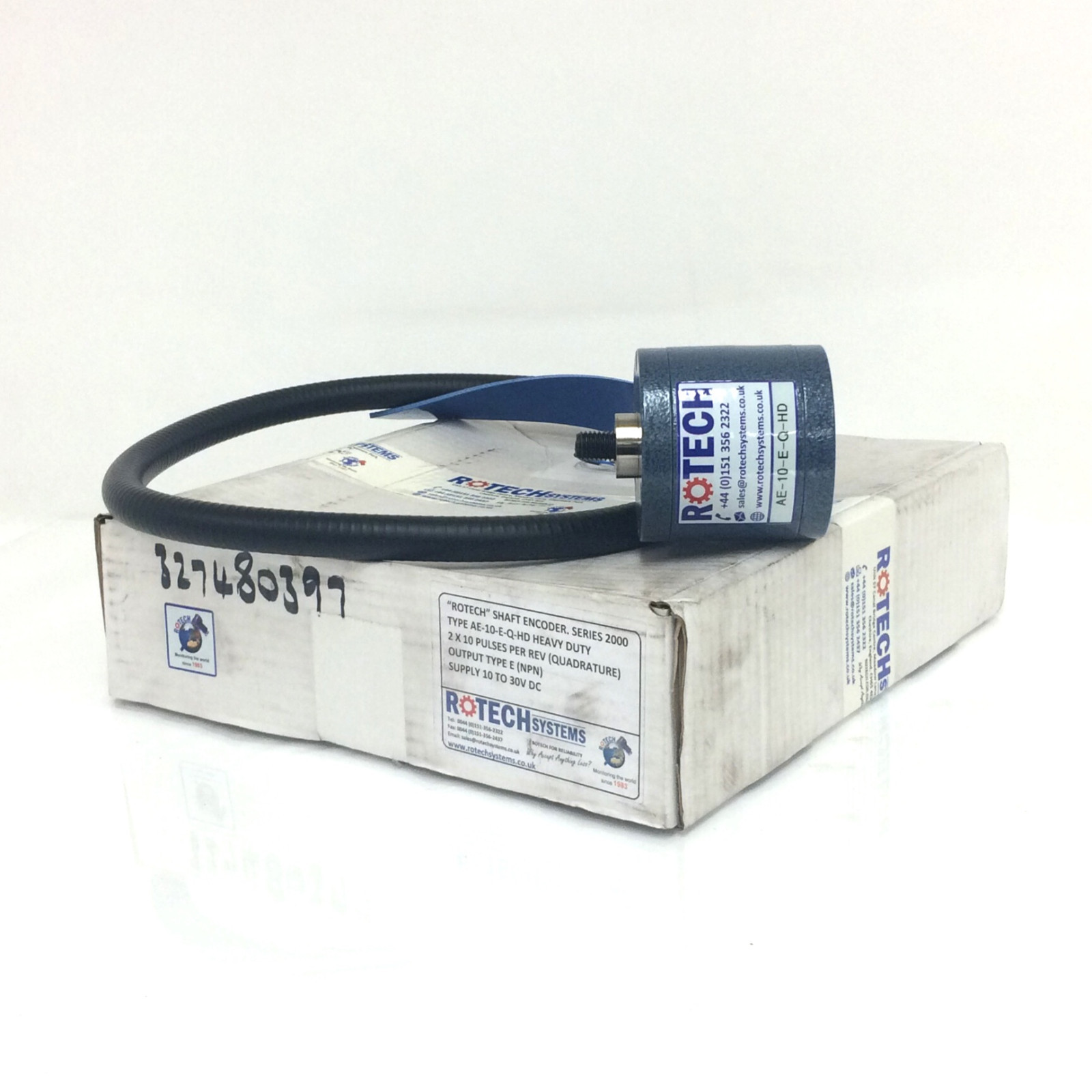 Shaft encoder AE-10-E-Q-HD Rotech 10-30VDC AE10EQHD | eBay