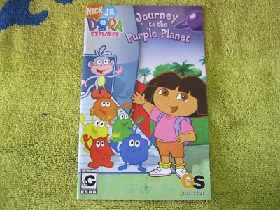 Nick Jr. Dora The Explorer Journey To The Purple Planet PS2 Game Manual ...