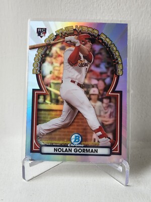 2023 Bowman Chrome ROY Favorites #ROYF-5 Nolan Gorman RC | eBay
