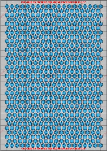 SHS1005P Hexagon RC Body Vinyl Paint Mask/ Stencil Kit | eBay