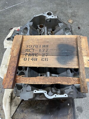 NOS GM Fitted 327 Engine Block 3959512 3970138 | eBay