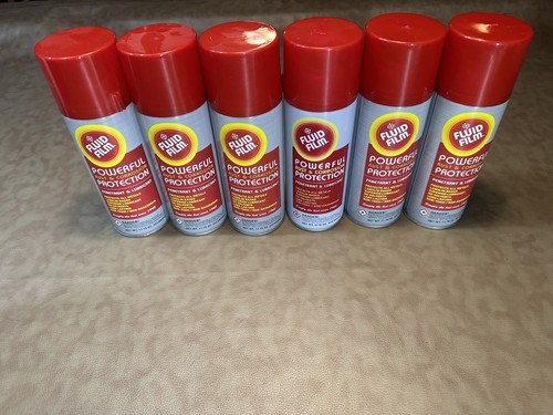 6PK Fluid Film 11.75oz Rust & Corrosion Protection Prevention Aerosol ...