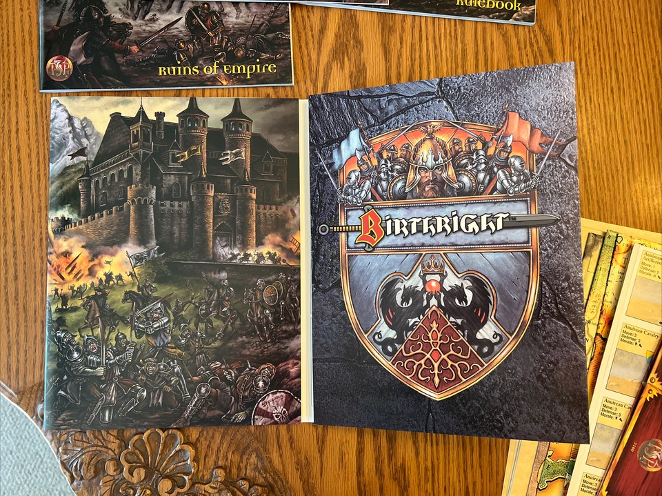 BIRTHRIGHT CAMPAIGN SETTING Dungeons & Dragons 1995 Boxed Set COMPLETE ...