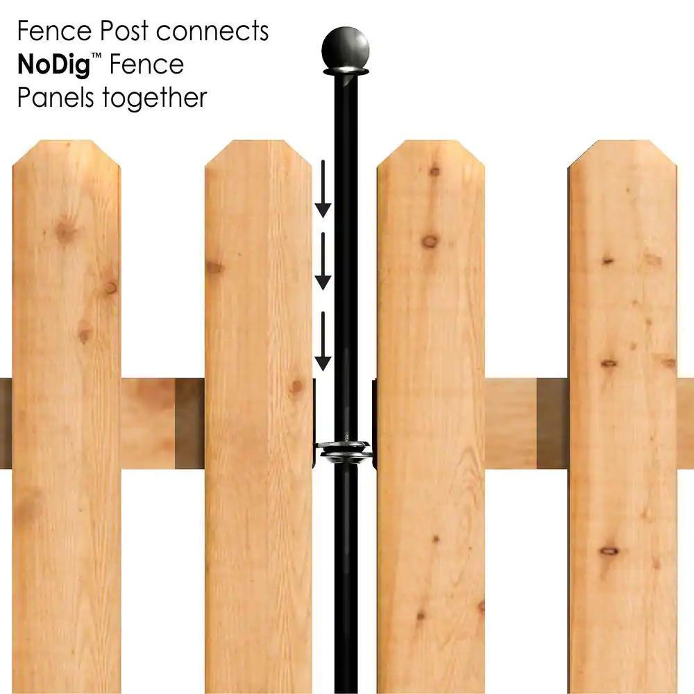 Vigoro Garden Fence Gate Cedar Wood Latch Hardware 37.1 in. H x 48.3 in ...