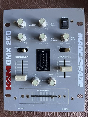 KAM 4 Channel DJ Mixer KCM 250 Silver. Untested | eBay
