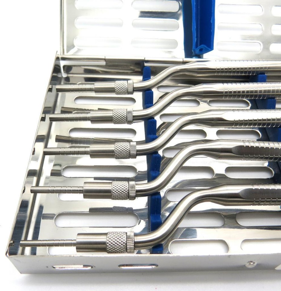 5 Pcs Osteotomes Kit Offset Pointer Tip Implant Instruments Free ...