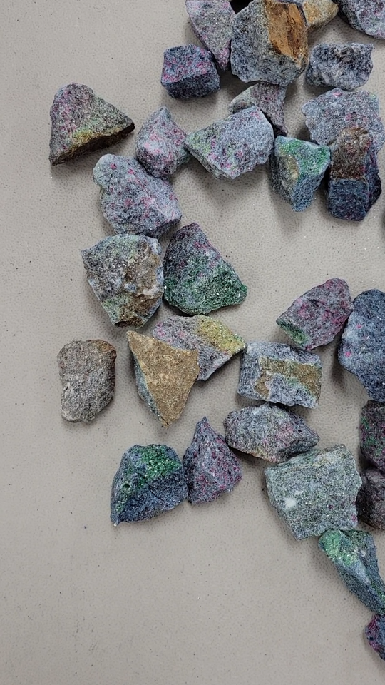 Ruby in Kyanite and Fuchsite Rough Crystal Stones Bulk from India ...