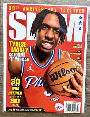 SLAM Magazine 248 - February March 2024 - 30th Anniversary Issue - Tyrese Maxey | eBay