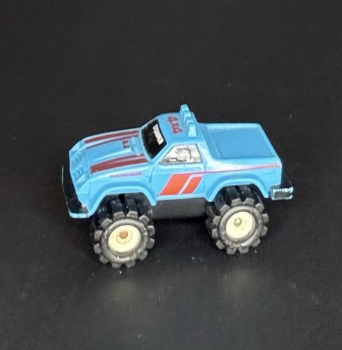 Vintage Schaper Stompers Rampage 4x4 Blue Pickup Truck mini toy ...