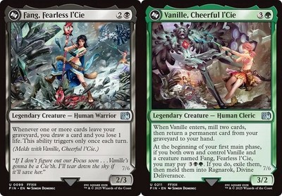 ** Fang, Fearless l'Cie : Vanille Cheerful I'Cie ** EDH Commander Deck ...