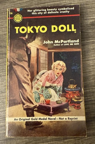 1953 Tokyo Doll Novel John McPartland Paperback Mystery Gold Medal Book ...