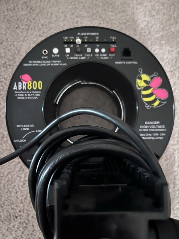PAUL C BUFF ALIEN BEES ABR800 RINGFLASH UNIT | eBay