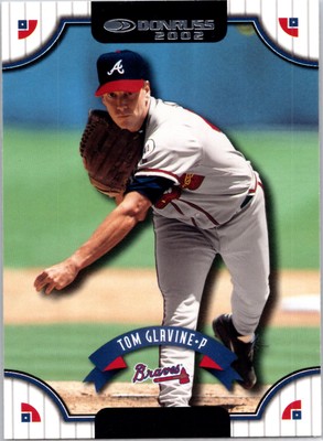 Tom Glavine Atlanta Braves 2002 Donruss #25 | eBay
