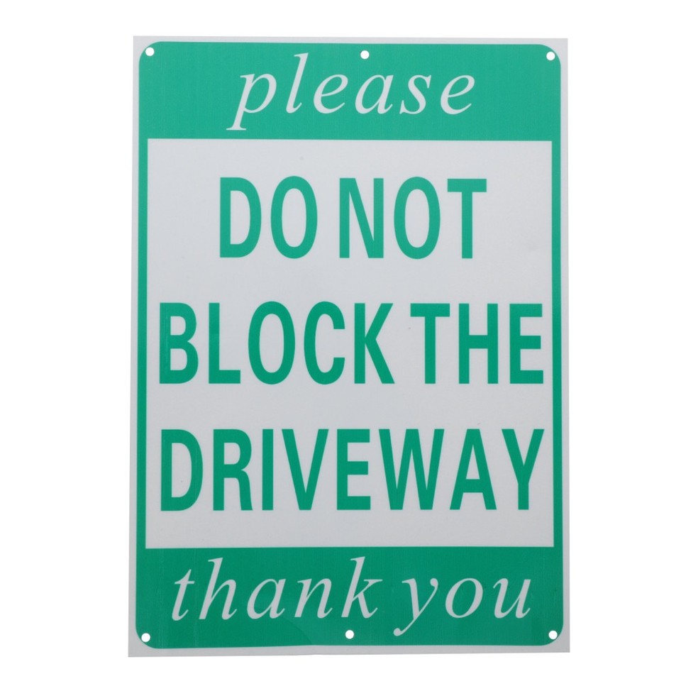 No Parking Sign Private Driveway Sign No Parking Symbol Sign Yard Non ...