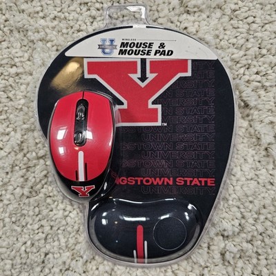 NEW Wireless Mouse & Mouse Pad Youngstown State University Collegiate U ...