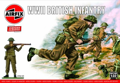 Vintage Classics WWII British Infantry 1:32 WWII Military Diorama ...
